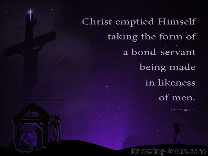 What Does Philippians 2 7 Mean 
